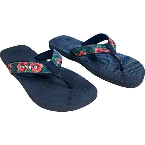 Havaianas | Shoes | Havaianas Surf Material Indigo Blue Sandal 4546 Us ...